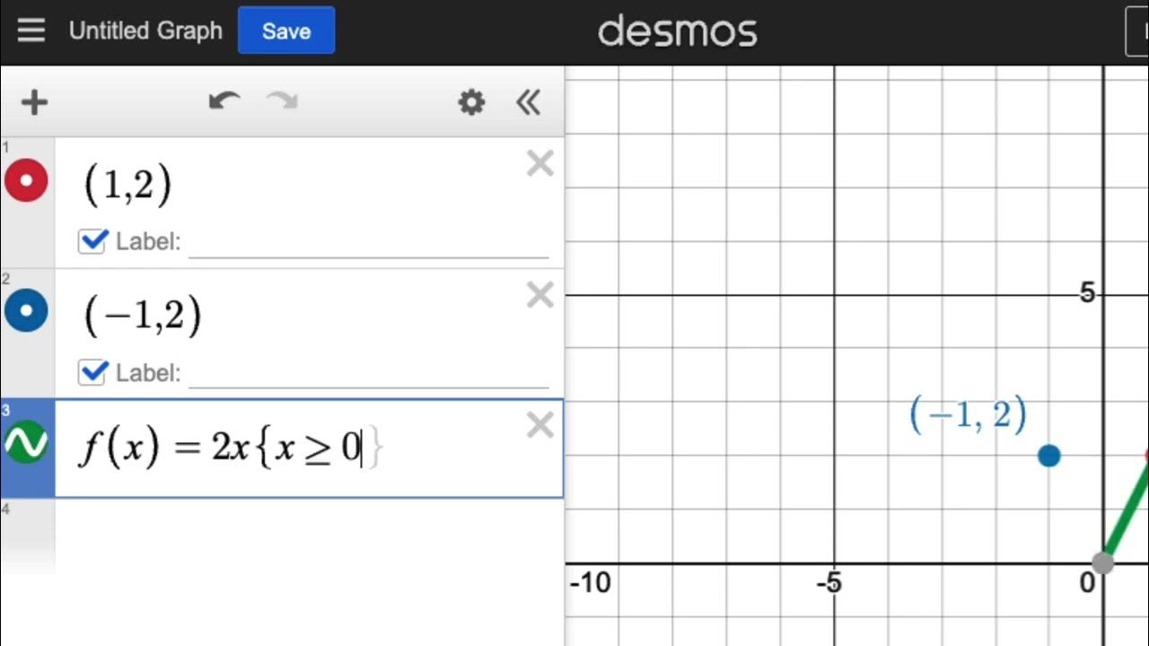 Desmos Video Tutorial: Exploring Even Functions: Linear Function ...