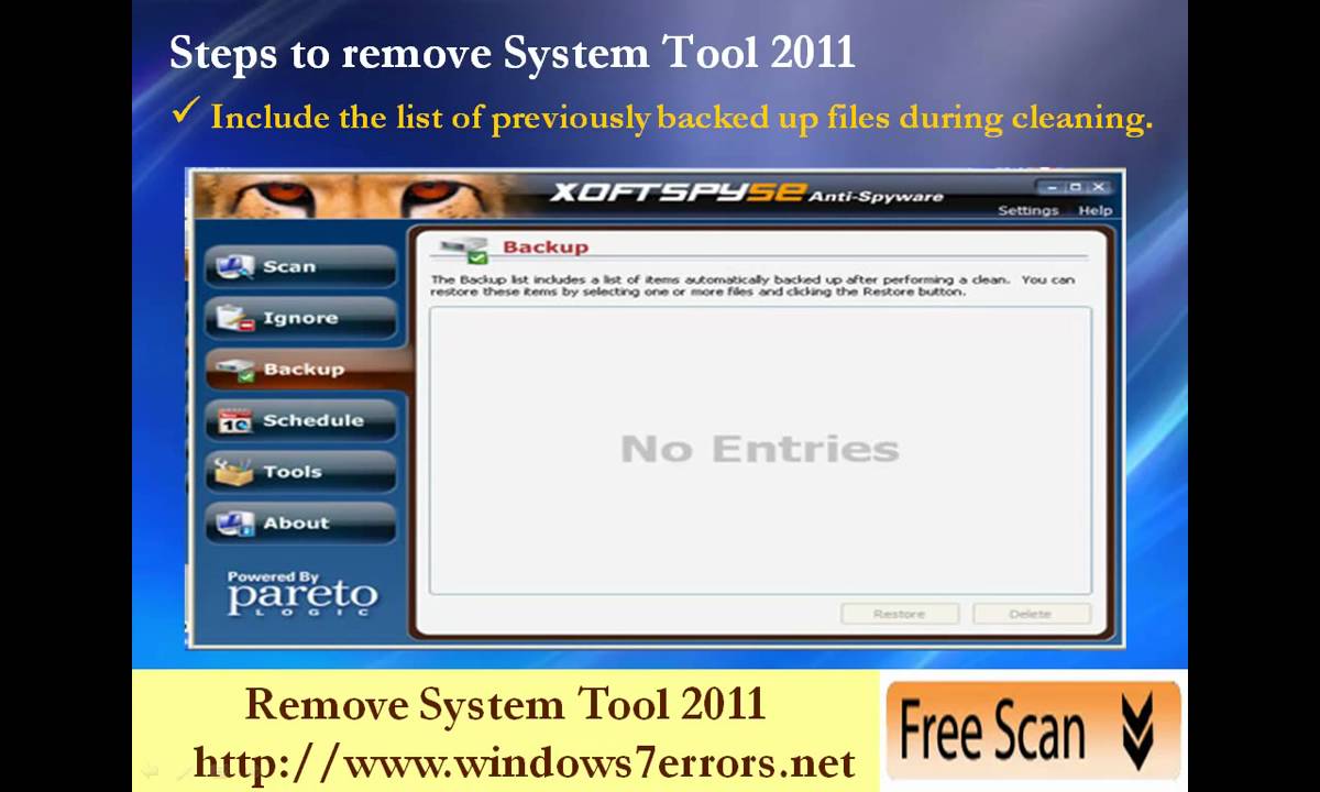 Remove System Tool 2011 - How To Remove System Tool 2011 (Video Guide ...