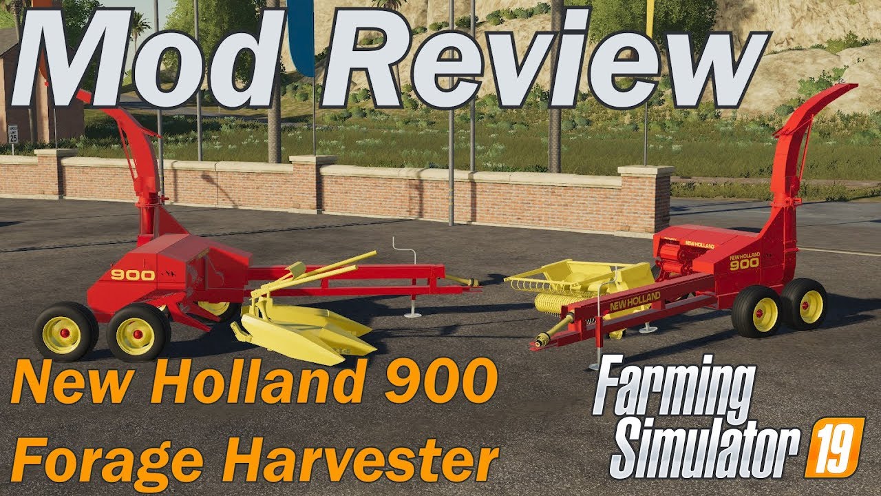 Mod Review - New Holland 900 Trailed Forage Harvester - YouTube