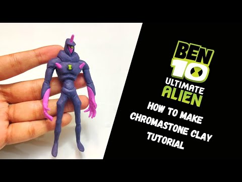 How to make chromastone | ben ten alien force | clay tutorial - YouTube