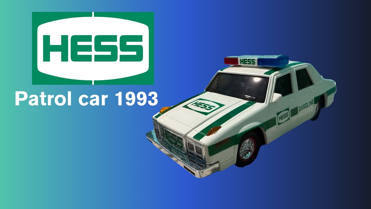 My 1993 Hess Patrol Car, unboxing it - YouTube