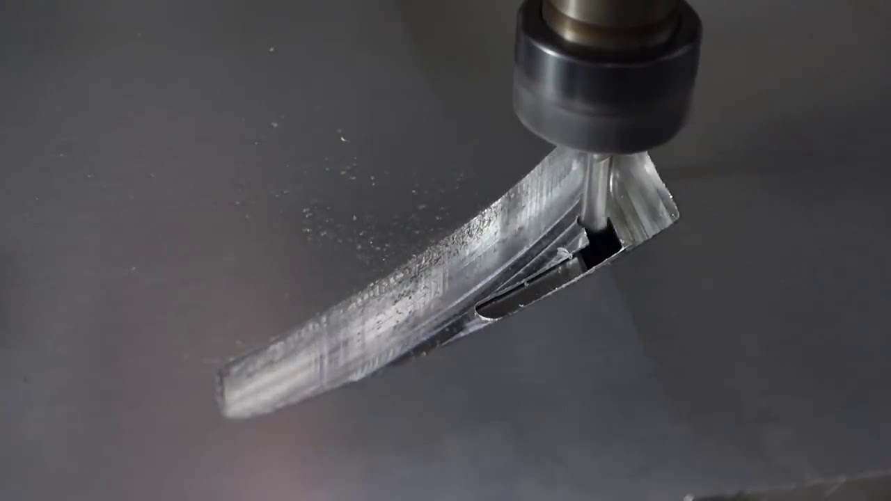 The cnc machine for engraving cutting aluminum - YouTube