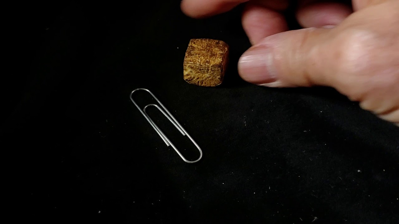 Magnetism Test Mineral A23 - YouTube