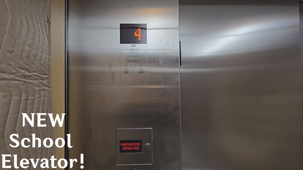 BRAND NEW!! Kone Ecodisc Traction Elevator at Eric Hamber Secondary ...