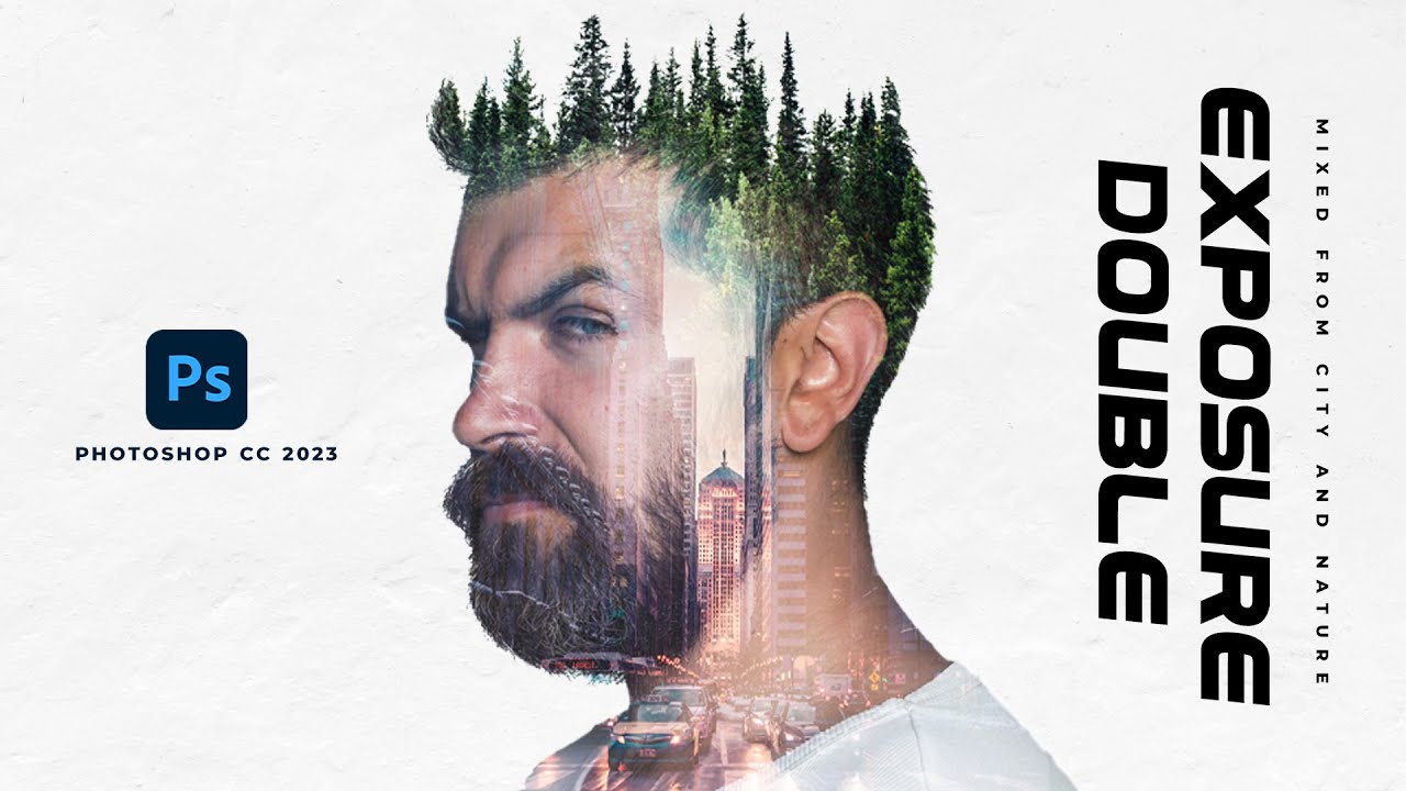 Double Exposure Effect -Mixed Batween City And Nautre - Photoshop ...