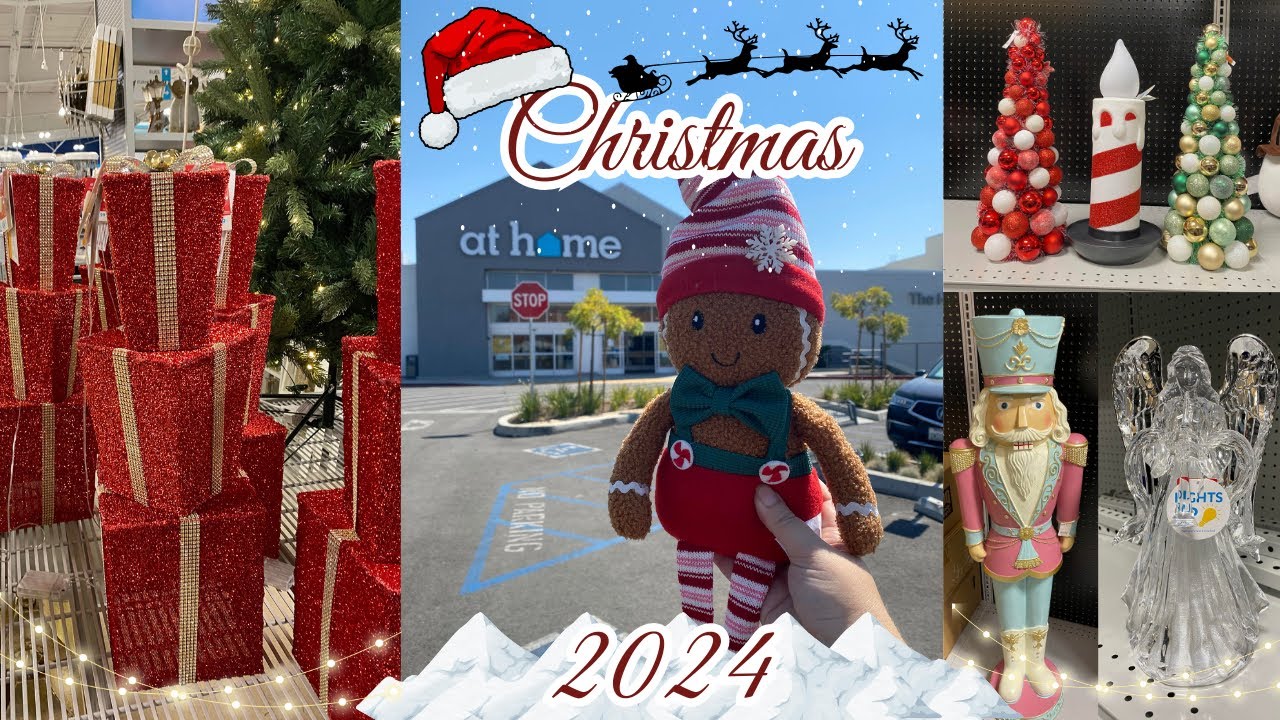 🛒🎅SANTA HAS LANDED!! | At Home 2024 Christmas Preview | Shop With Me ...