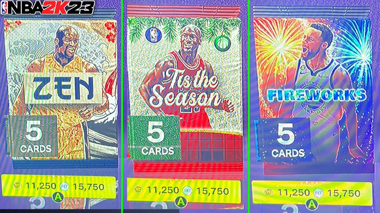 NEXT 3 PACK DROPS LEAKED IN NBA 2K23 MyTEAM! SHAQ, MICHAEL JORDAN ...
