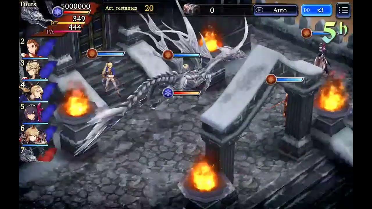 WOTV FFBE Raid de Guilde : Freezus - YouTube