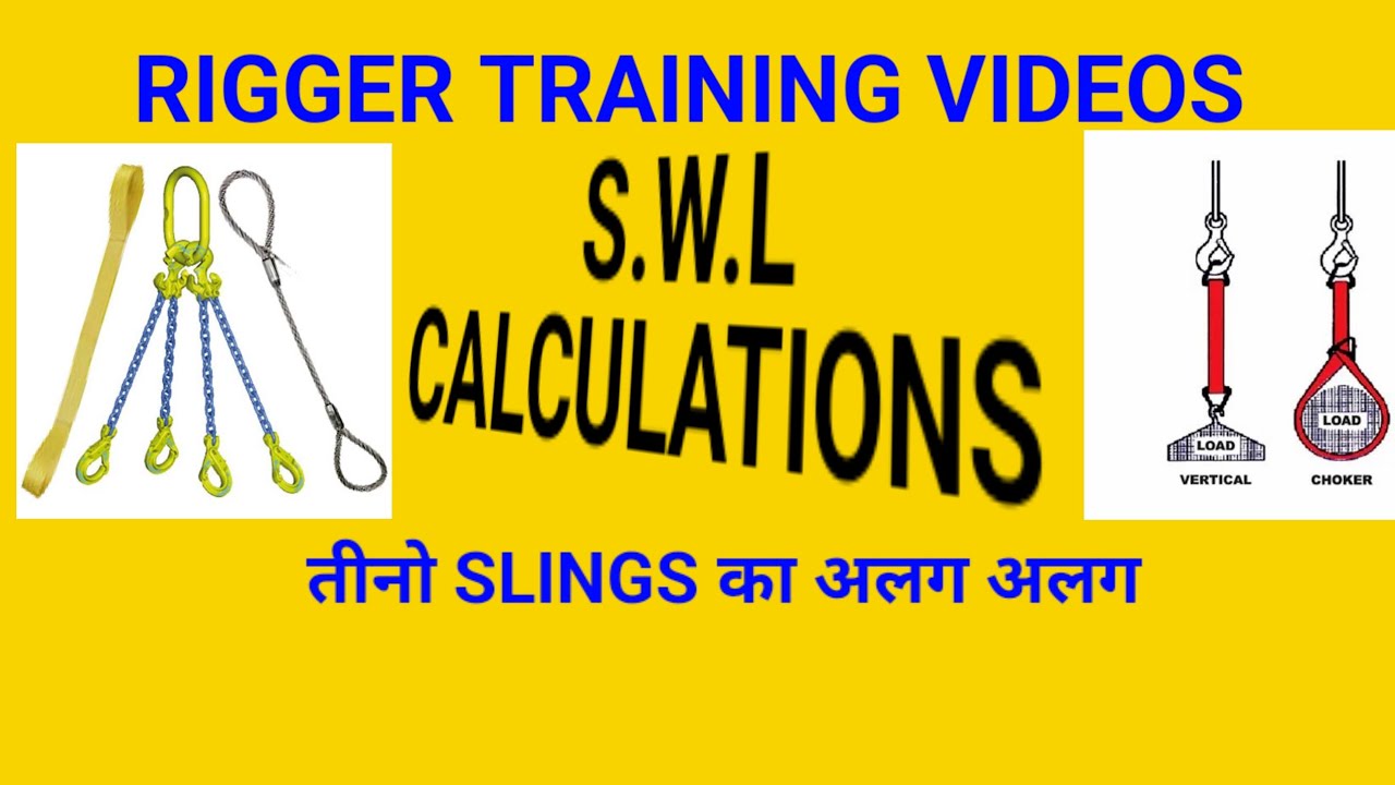 SWL . SWL Calculation . SWL Chain Sling . SWL Web Slings . SWL Wire ...