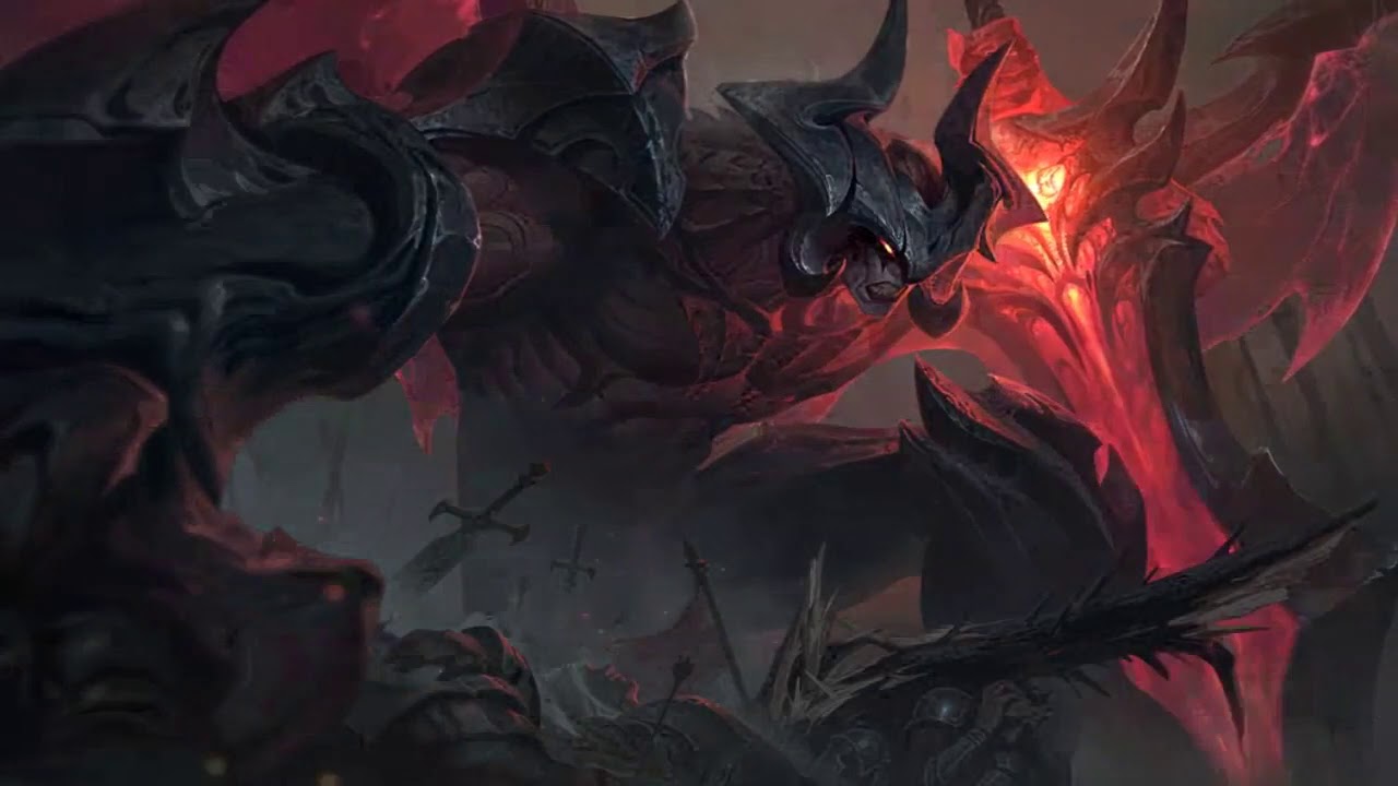 Aatrox Login Screen Animation Theme Intro Music Song【1 HOUR】 - YouTube