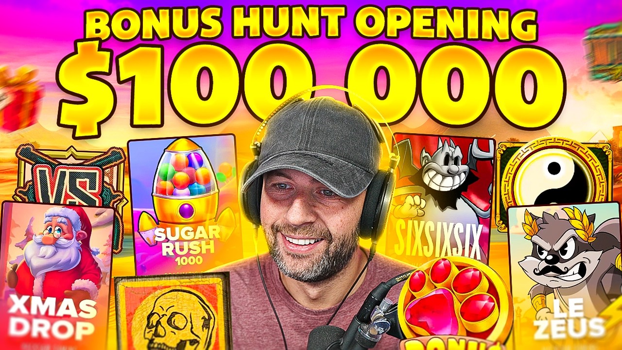 OPENING a $100,000 MASSIVE BONUS HUNT... 28 DIFFERENT BONUSES!! (Bonus ...