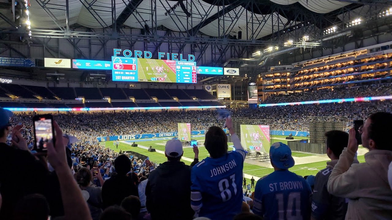 Detroit Lions Watch Party NFC Championships Ford Field Jan 28 2024 ...