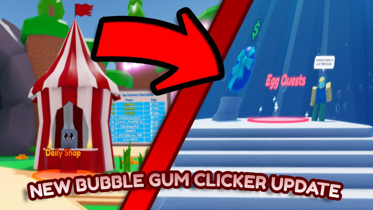 NEW ATLANTIS UPDATE IN BUBBLE GUM CLICKER!! - YouTube