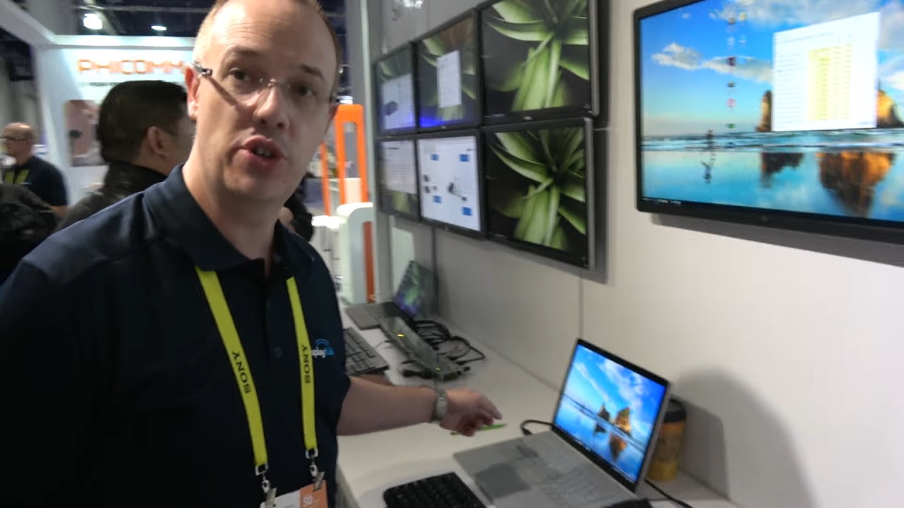 DisplayLink over USB: 6x 4K60p, Chromebooks, Android, Continuum ...