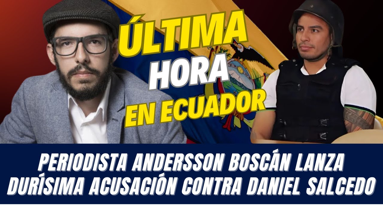 Periodista Andersson Boscán lanza durísima acusación contra Daniel ...