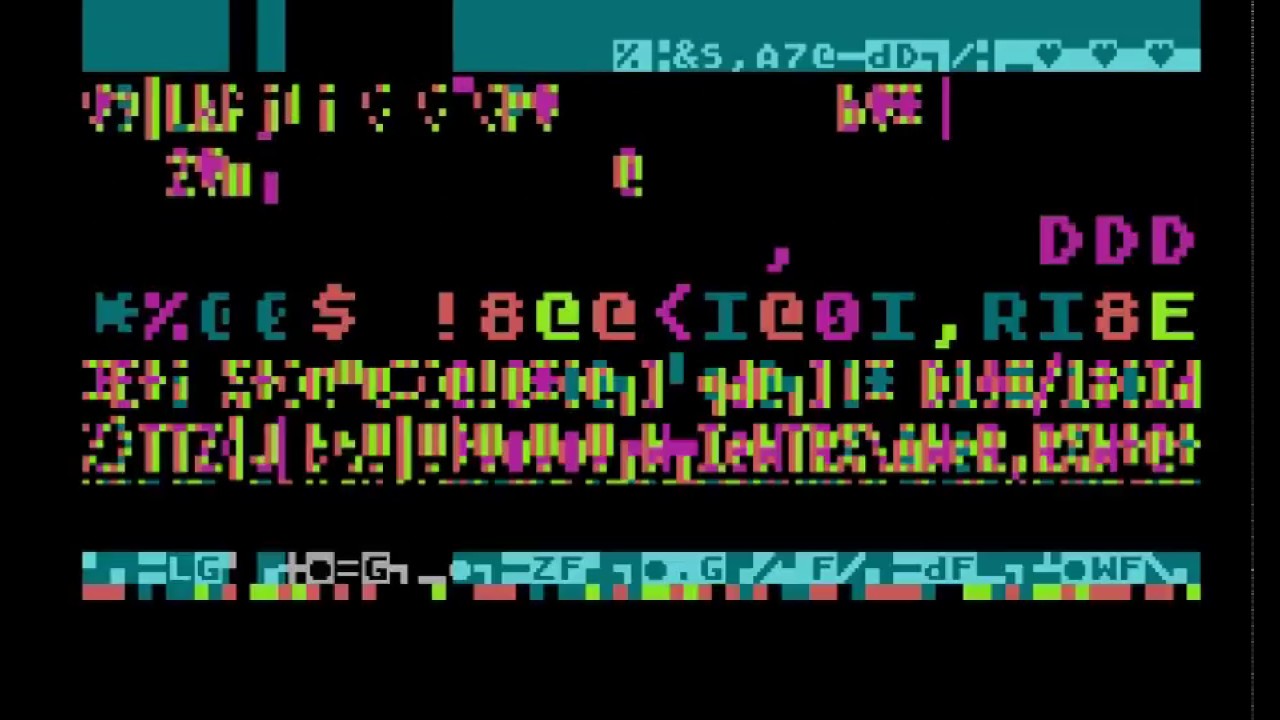 Invader Warning - 32 byte intro for Atari 8-bit computers - YouTube