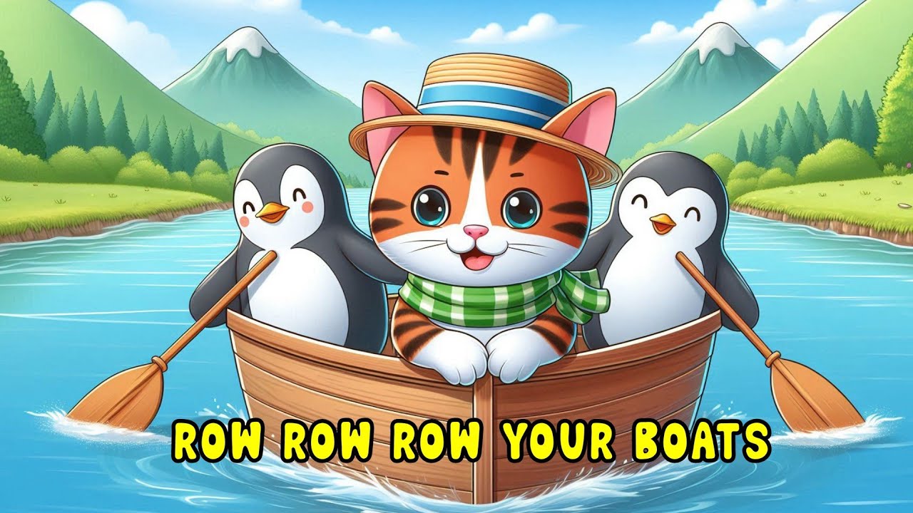 Row Row Row Your Boats | Children Songs | Nursery Rhymes & Kids Songs ...