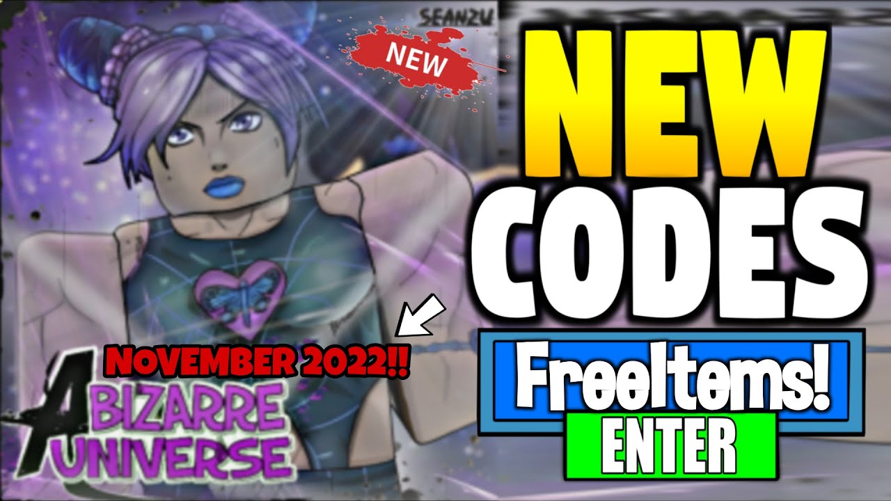 [STAND TRADING!] ALL NEW WORKING A BIZARRE UNIVERSE *CODES* - ROBLOX A ...