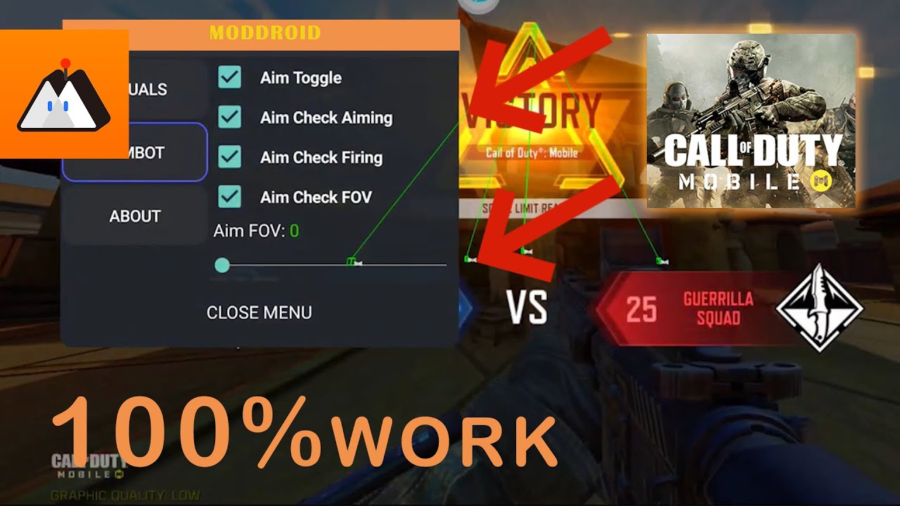 NEW! 2022！！| Call of Duty: Mobile | MOD MENU! | Unbannable, ESP Chams ...