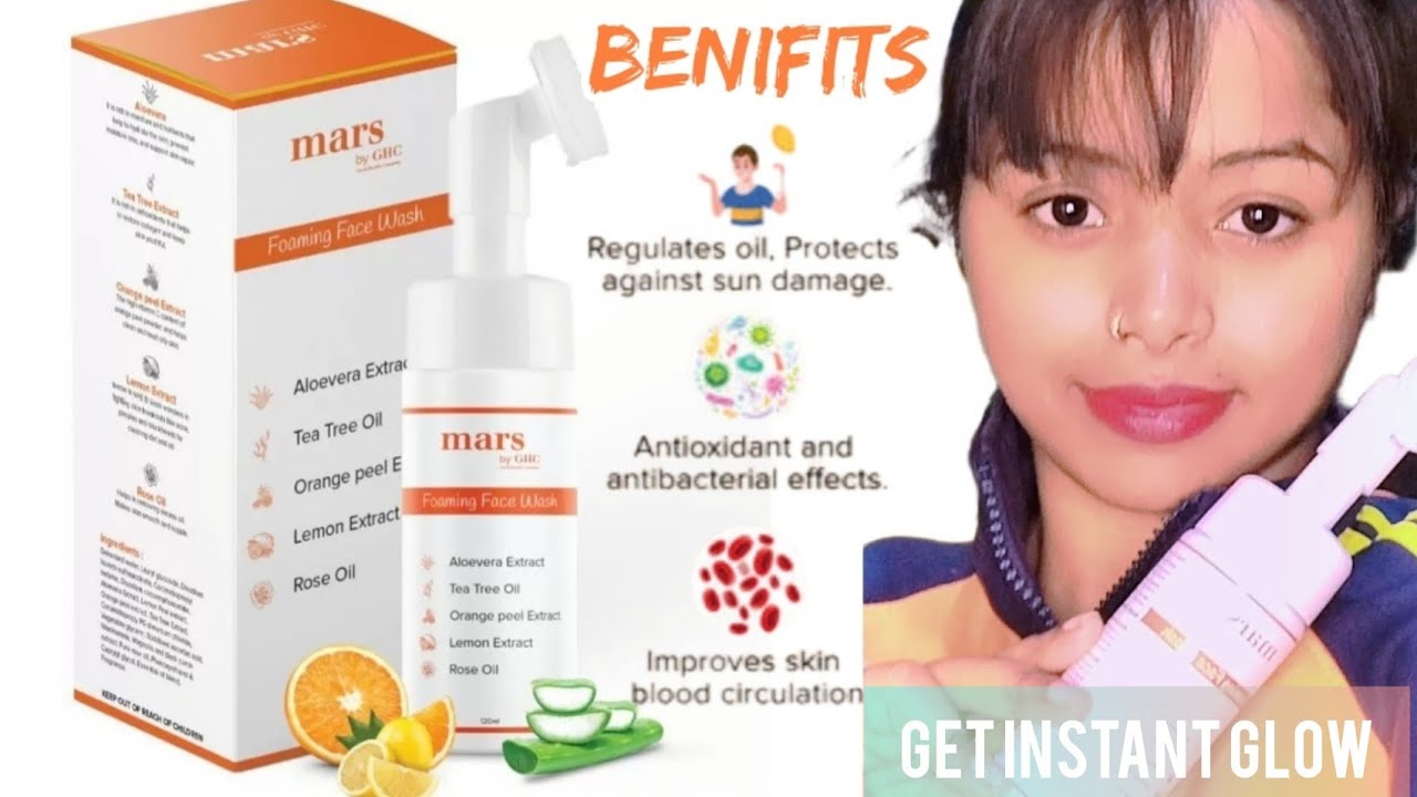 MARS BY GHC FULL REVIEW IN HINDI.BEST FACEWASH FOR ACNE,DULL,DRY ...