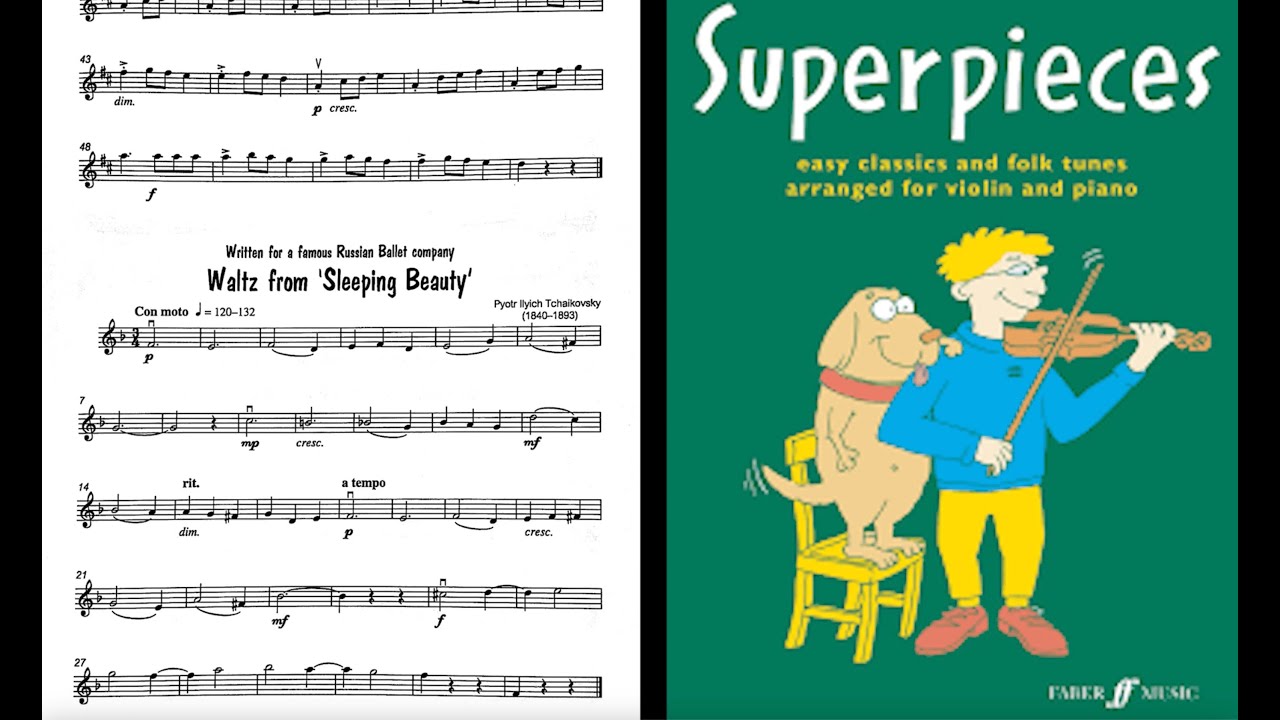 2024 ABRSM Violin Grade 2 B8 Waltz The Sleeping Beauty, Act ...