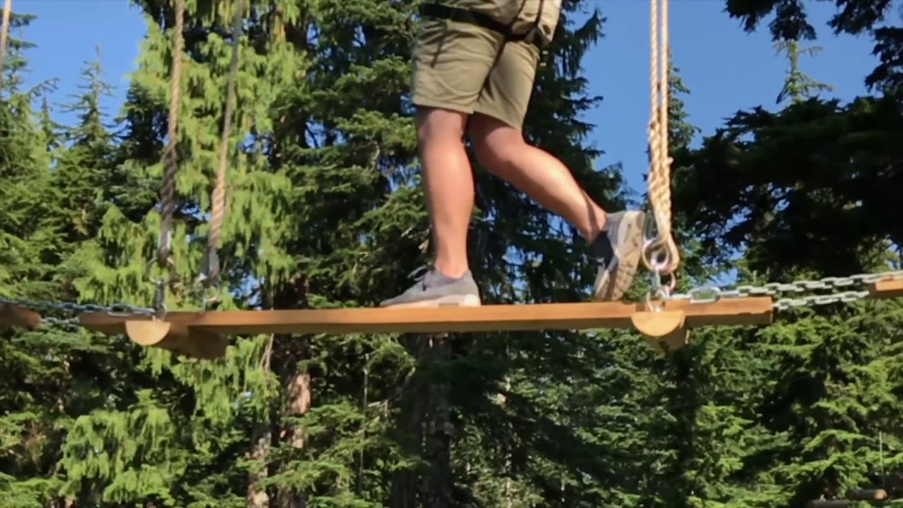 Mountain Ropes Adventure Launch - Grouse Mountain - YouTube