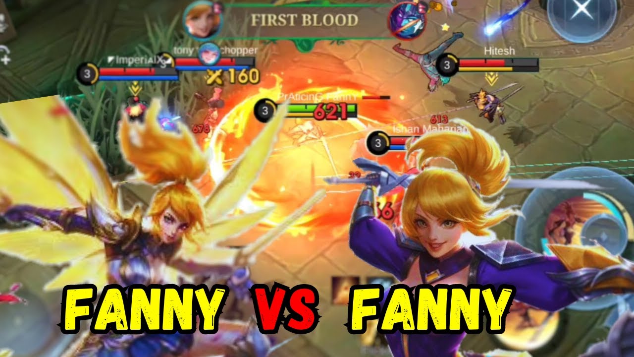 Build and embelm Revealed of Fanny | Fanny Vs Fanny on Brawl | - YouTube