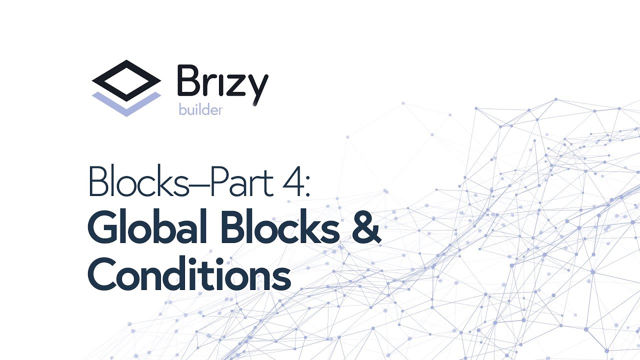 Discover what Global Blocks & Conditions can DO for your Website - YouTube