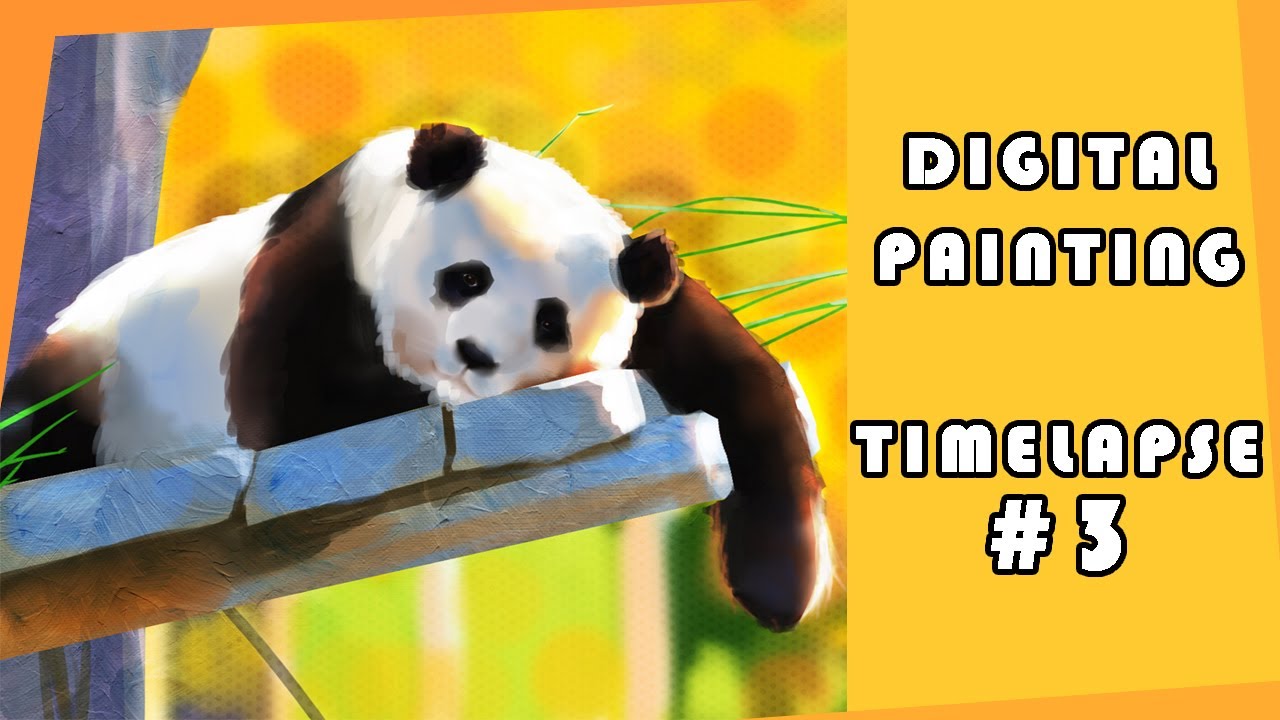 How to do Digital art / how to draw animals / Digital Painting for ...