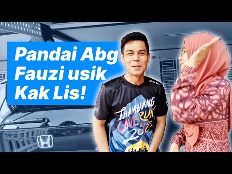 Giliran Lisdawati & Fauzi Nawawi Sanitize Rumah
