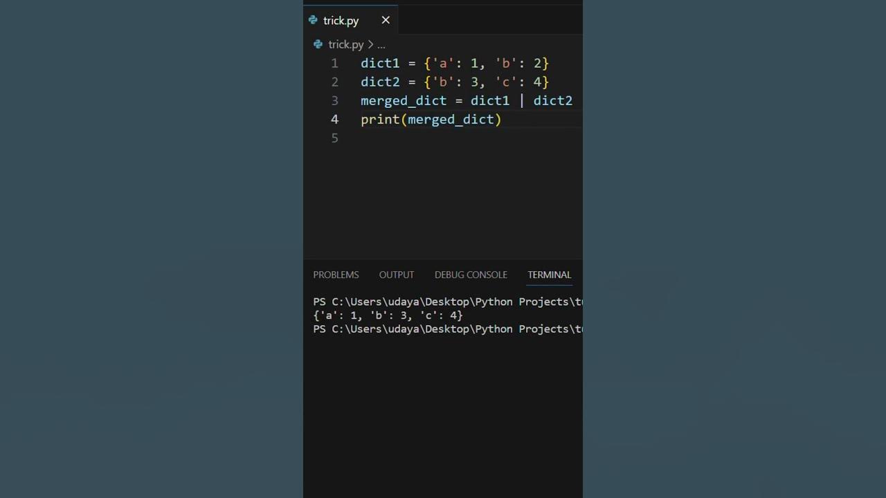 Merge Two Dictionaries In Python Pythonprogramming Python Pythonfullstackcourse Coding 1183
