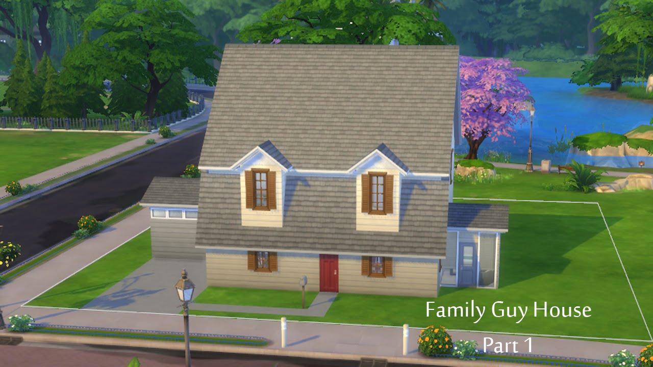 Sims 4 House Build: Family Guy House Part 1 - YouTube