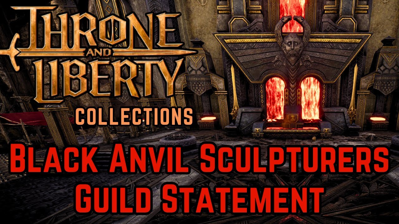 Black Anvil Sculpturers Guild Statement Collection Codex | Throne and ...