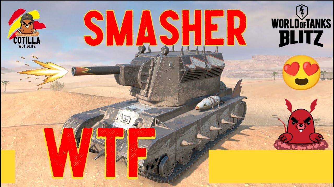 Smasher WoT Blitz 2024 | Tanque Roto Prohibido Hacker World of Tanks ...