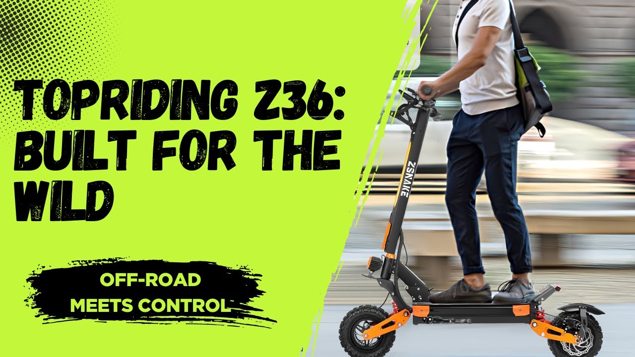 TopRiding ZSNAKE Z36 - 5600W Dual Motor Electric Scooter for All ...