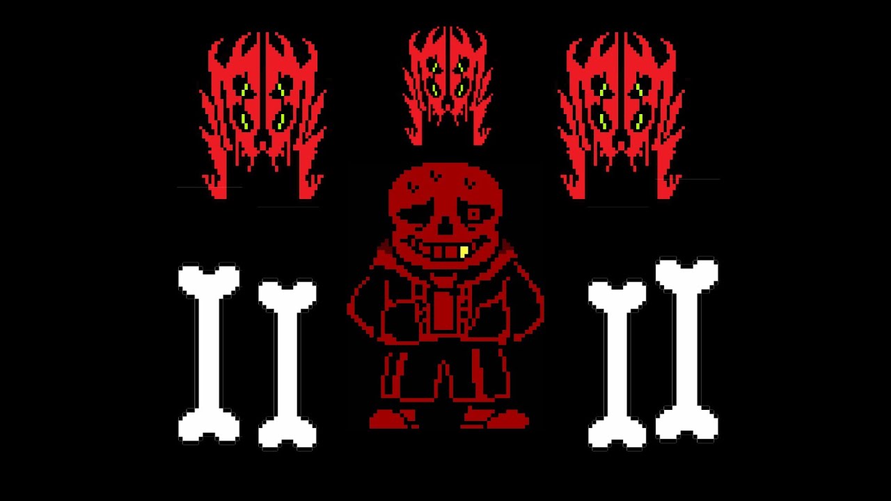 Underfell Sans fight - YouTube