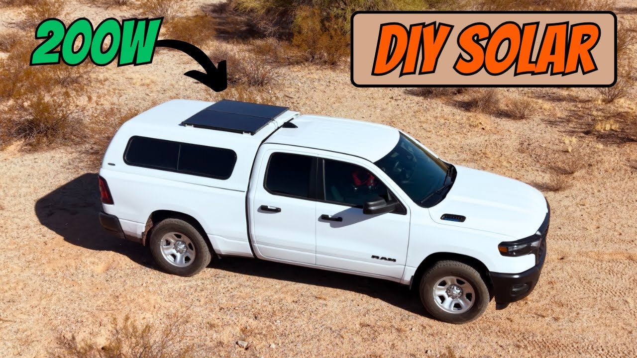 Truck Camper Solar Setup | OKMO 12V 200Ah LiFePO4 Battery + Renogy ...
