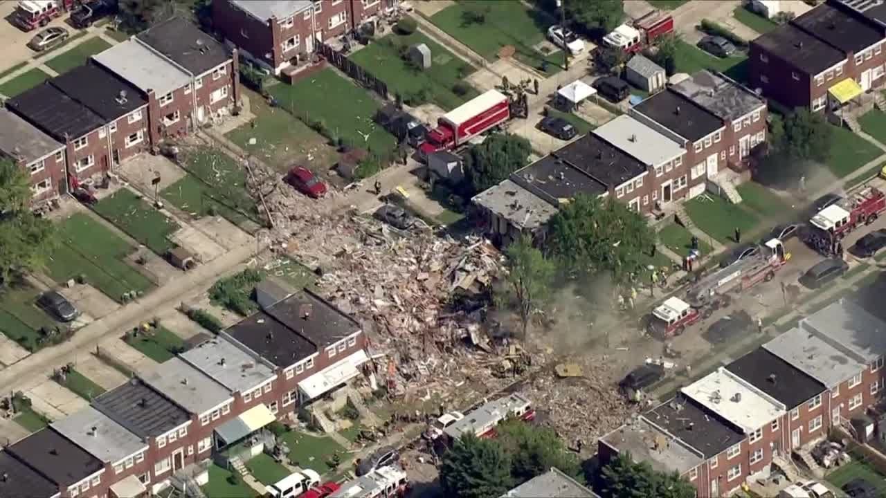 Deadly gas explosion in NW Baltimore - YouTube