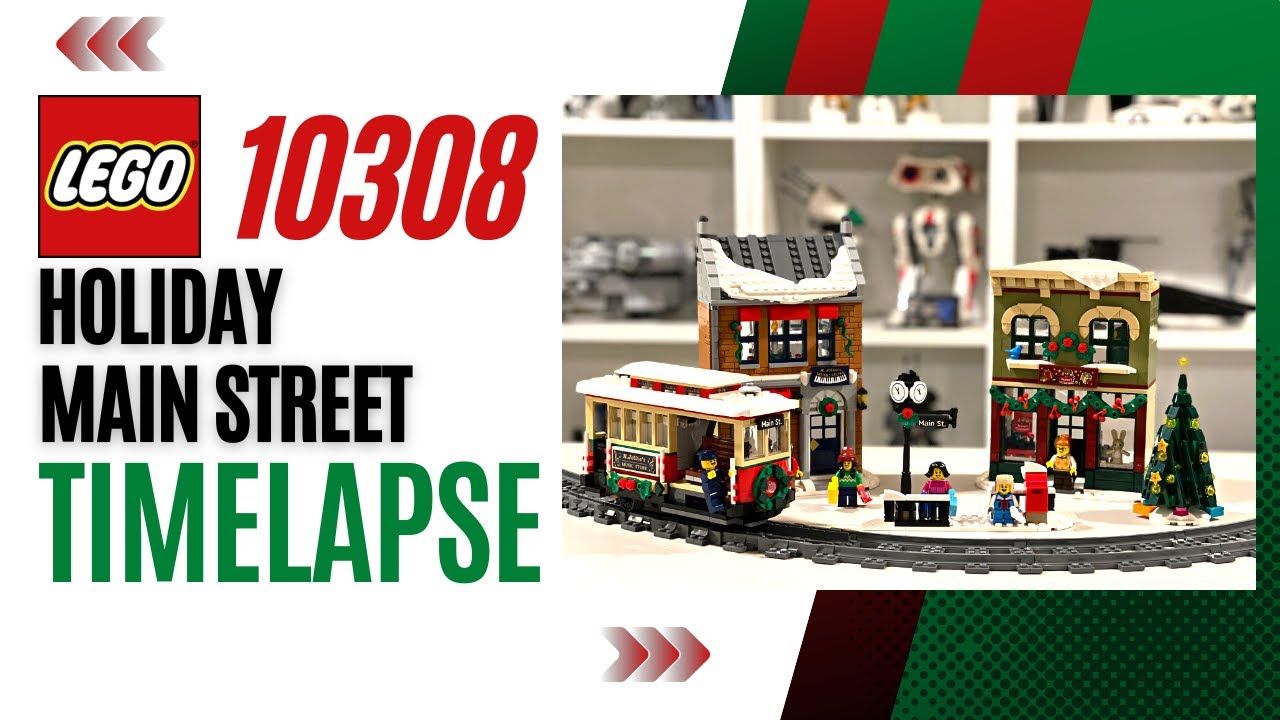 LEGO 10308 Holiday Main Street Timelapse! - YouTube