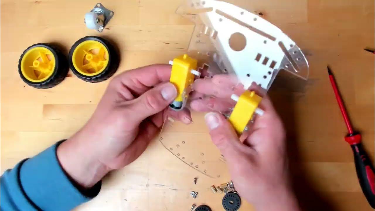 Two wheel drive (2WD) als Arduino Chassis, 1 :48, Zusammenbau - YouTube