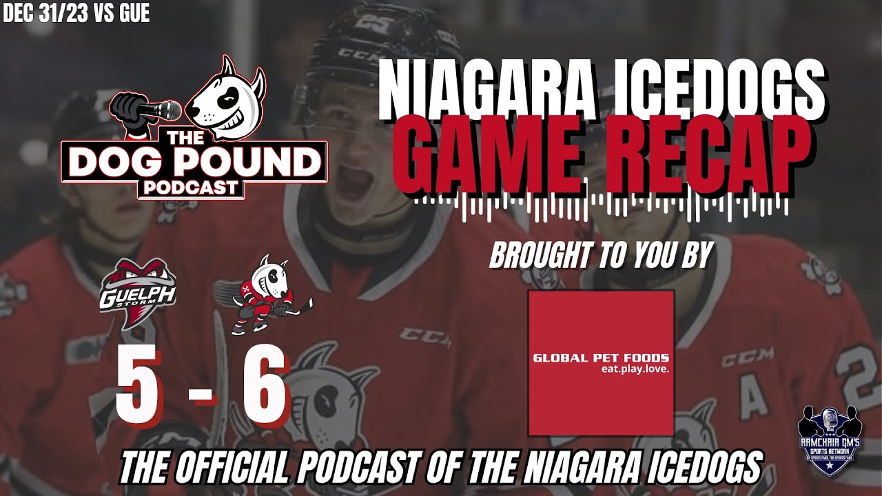 Niagara IceDogs Game Recap - Game 35 of 68 vs GUE - YouTube