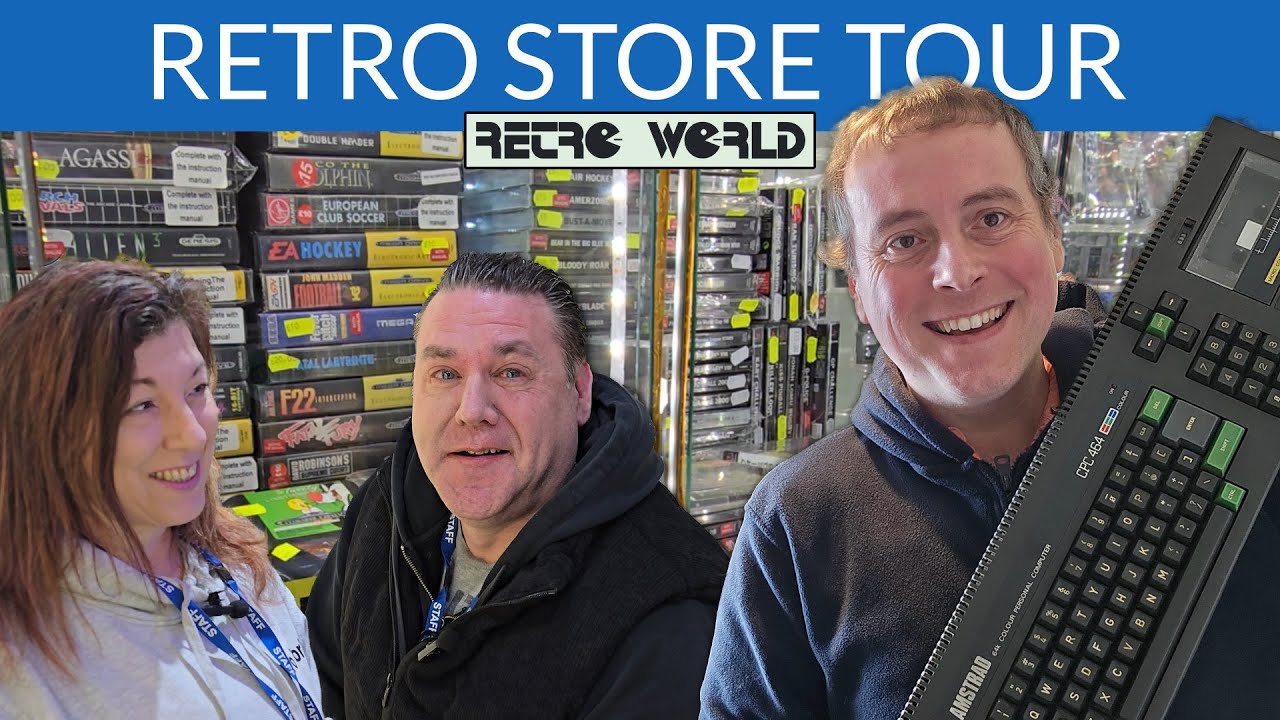 Visiting Retro Gaming Nostalgia in Derby, UK - Retro World Store Tour ...