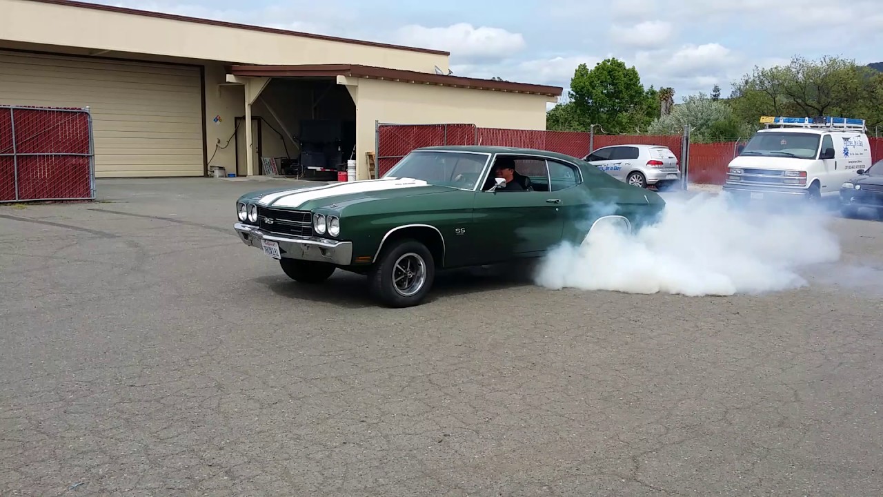 1970 Chevelle 396 SS Burnout - YouTube