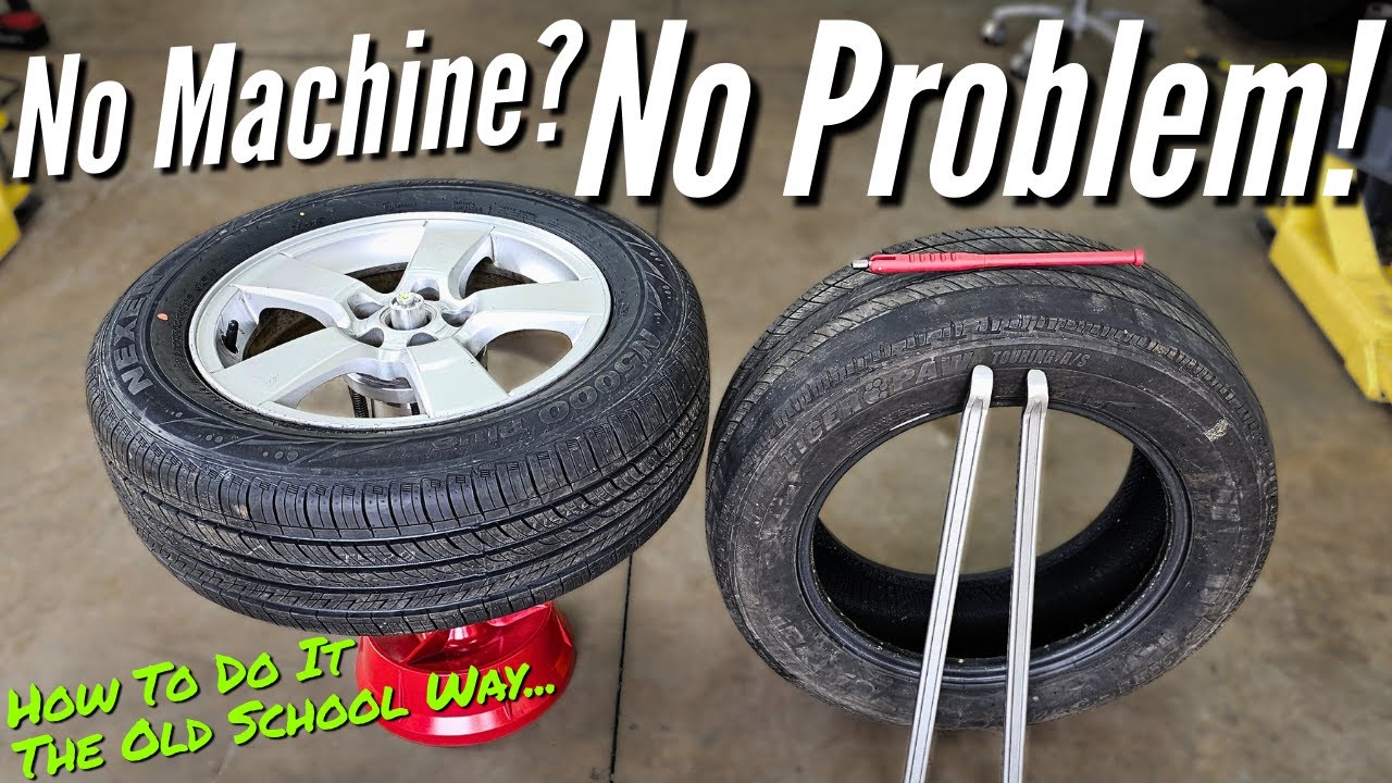 How To Mount and Balance Tires Without A Tire Machine. | Change Tires ...