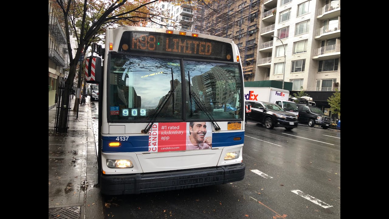 MTA: On Board 2009 Orion VII NG Hybrid #4137 On The M98 Limited Bus ...