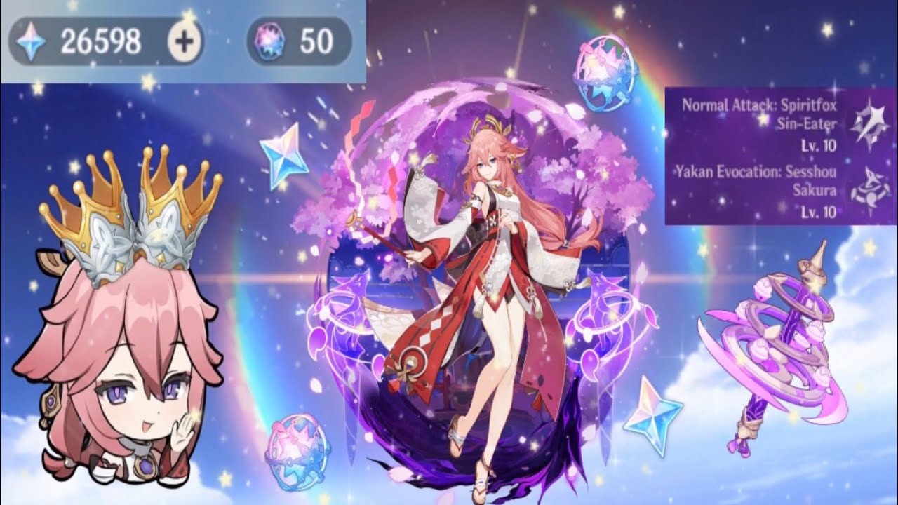 My Most Lucky Yae Miko’s Summoning Ritual With Kagura’s Verity | Double ...