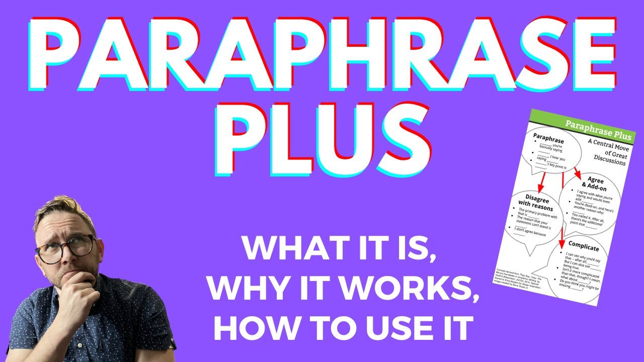 How and Why to Use Paraphrase Plus in the Classroom - YouTube