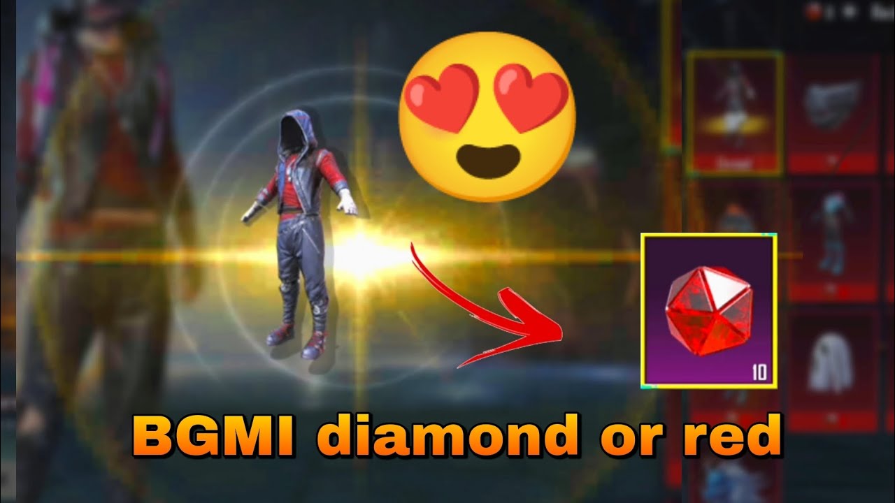 How to buy legendary suit with Red Diamond or Red Crystal in BGMI | Use ...
