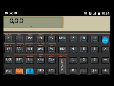 Como configurar a vírgula na calculadora financeira hp12c - YouTube