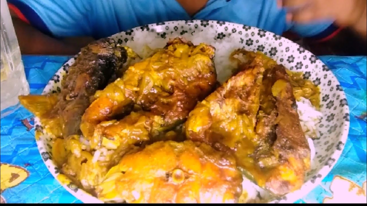 SPICY FISH CURRY WHITE RICE - YouTube